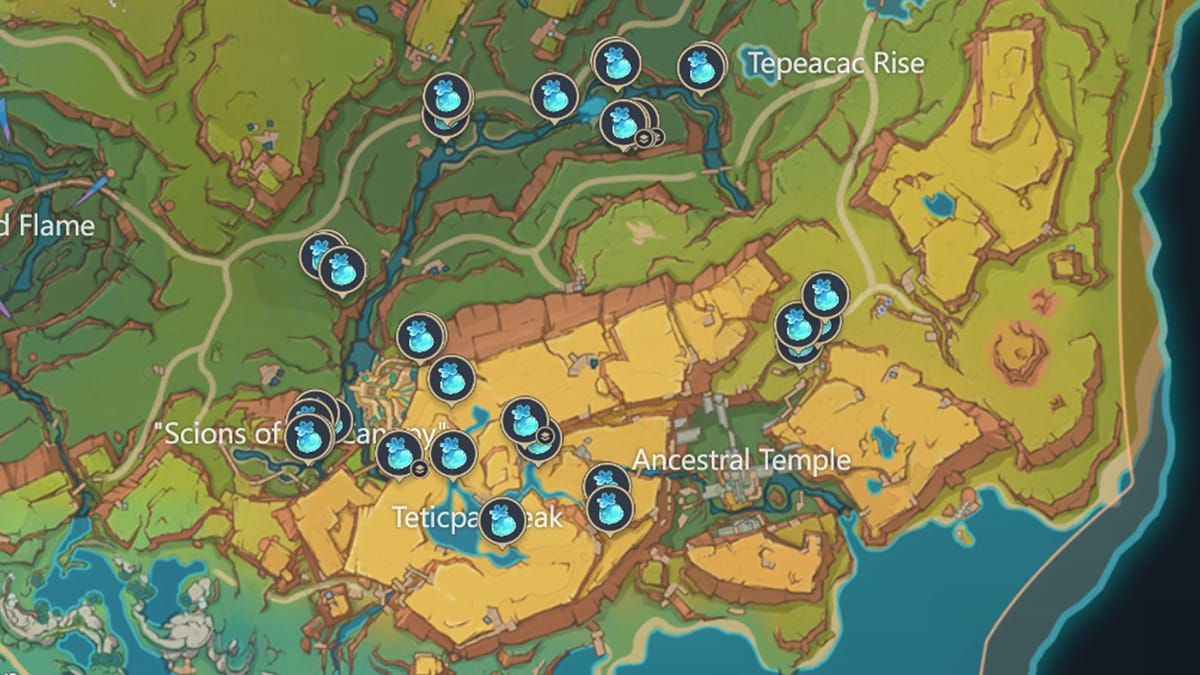 Genshin Impact Quenepa Berry locations and farming routes