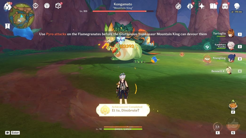 Genshin Impact 5.0 achievements list