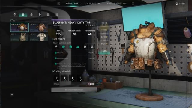 How to get Heavy Duty Armor set in Once Human