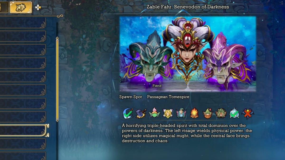 Visions of Mana: How to defeat Zable Fahr, Benevodon of Darkness