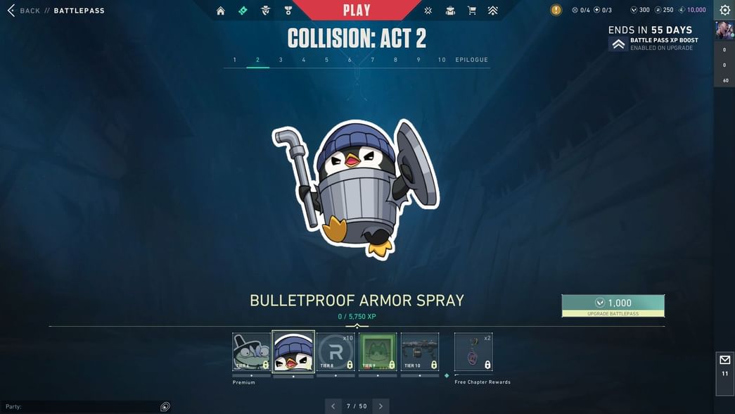 Valorant Episode 9 Act 2: All Battlepass tiers and rewards