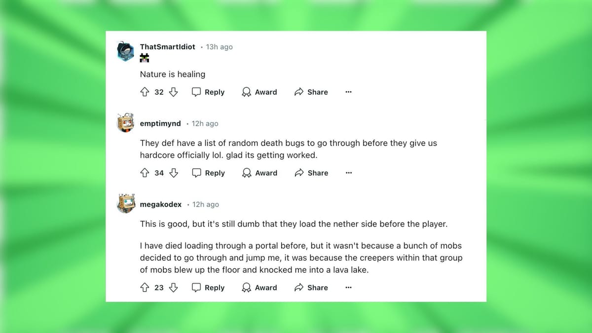 "About time honestly" The new Minecraft Bedrock update finally fixes a ...