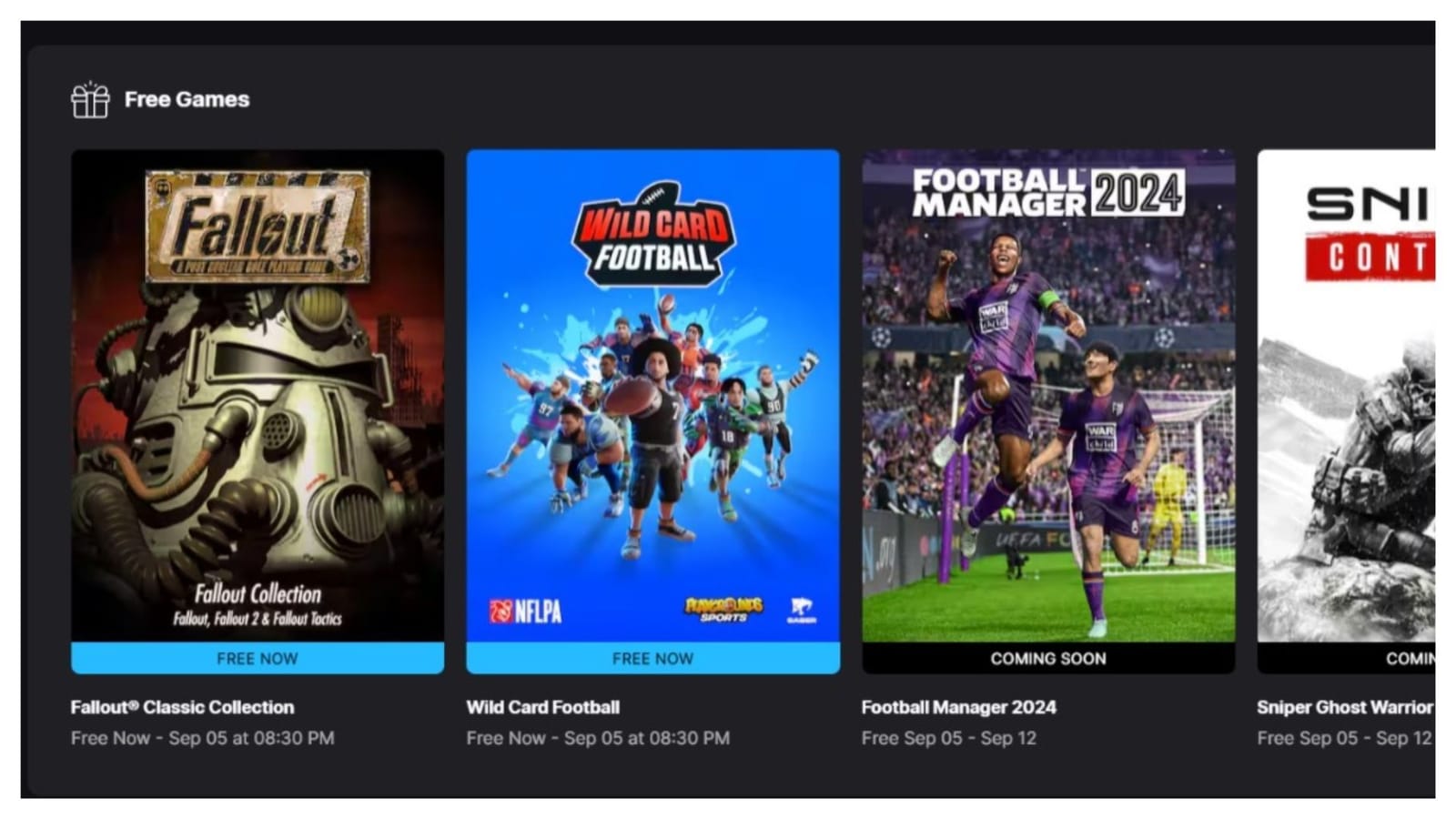 Football Manager 2024 to arrive for free on the Epic Games Store