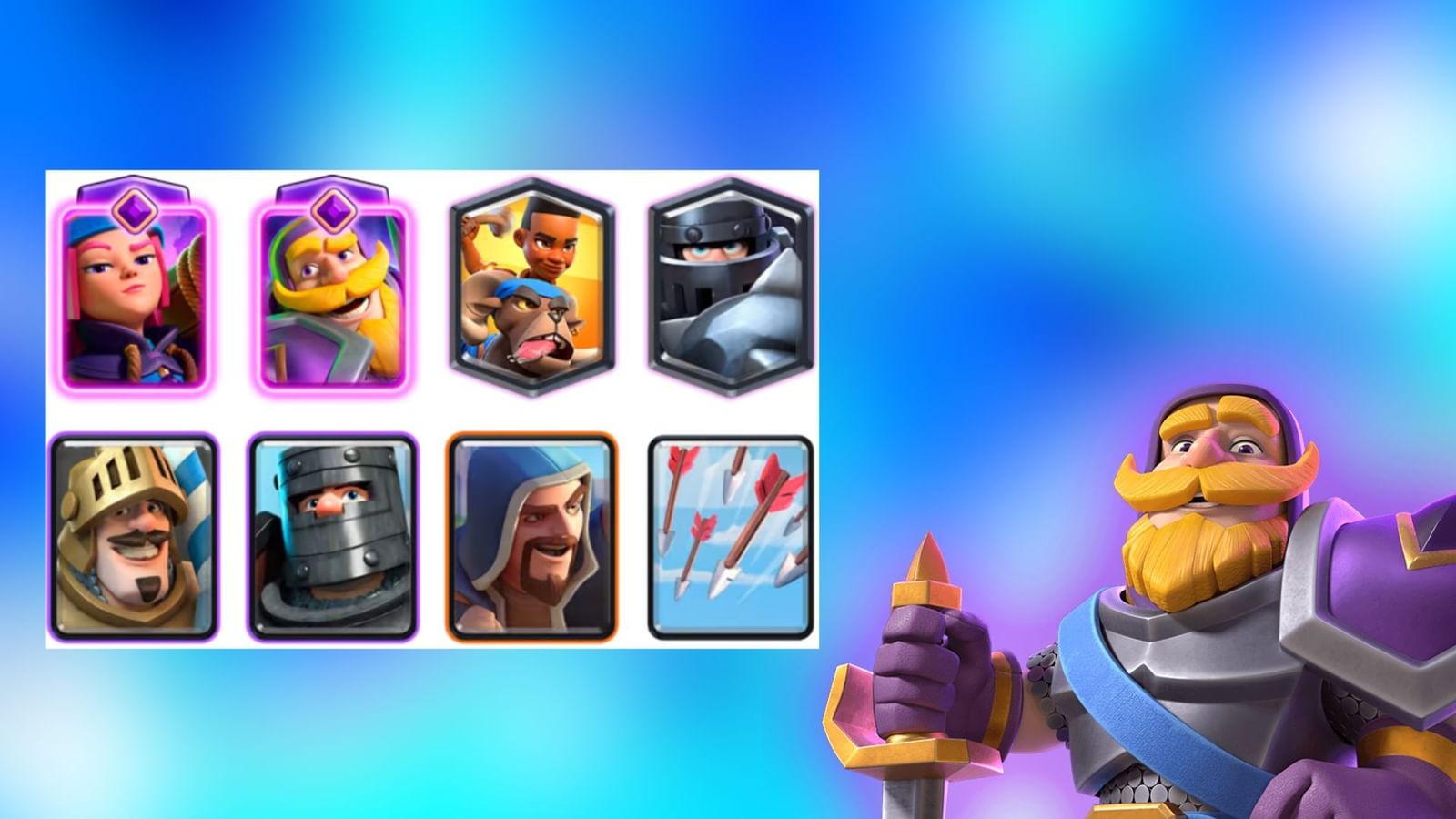 Best Knight Evolution decks in Clash Royale