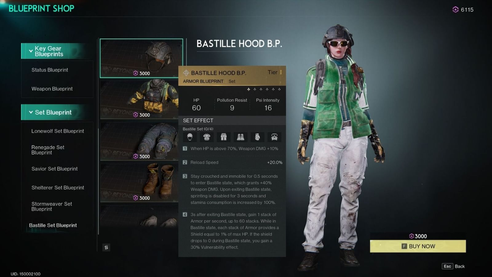 Bastille Armor in Once Human: How to get Bastille Armor Set in Once Human