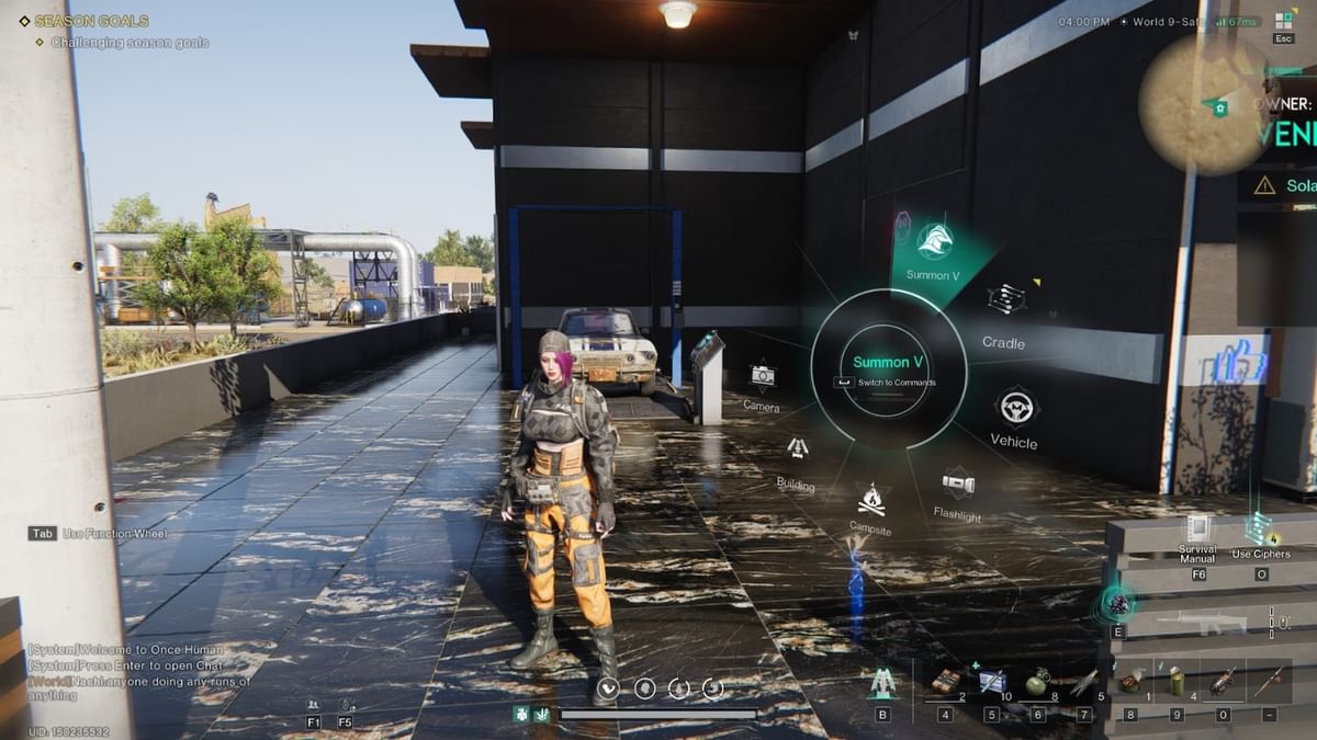 How to summon V in Once Human, and what does he do?