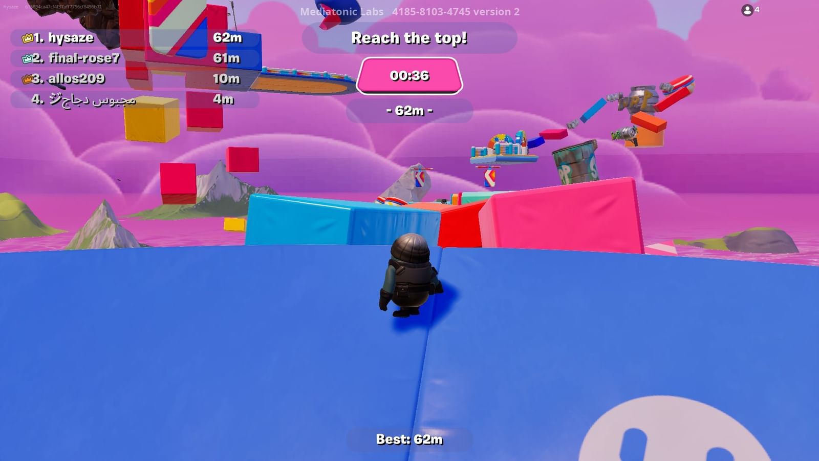 Fortnite Falling Up: UEFN map code, how to play, and more