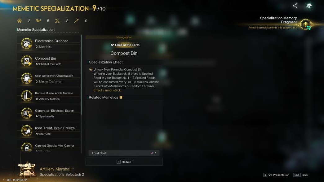 Once Human Specialization tier list