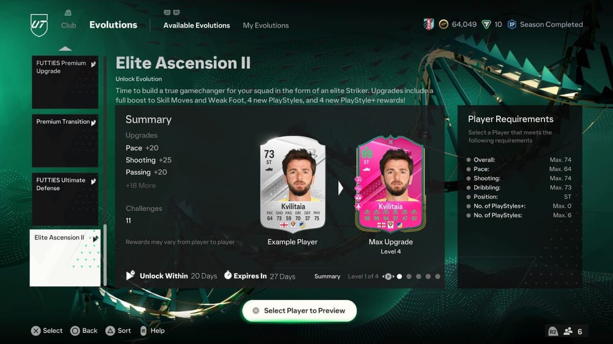 EA FC 24 Elite Ascension Evolution guide: Best players to use, all ...