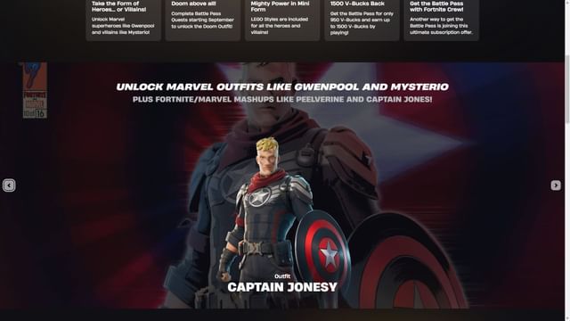 Fortnite Chapter 5 Season 4 loading screen pays homage to Steve Rogers ...