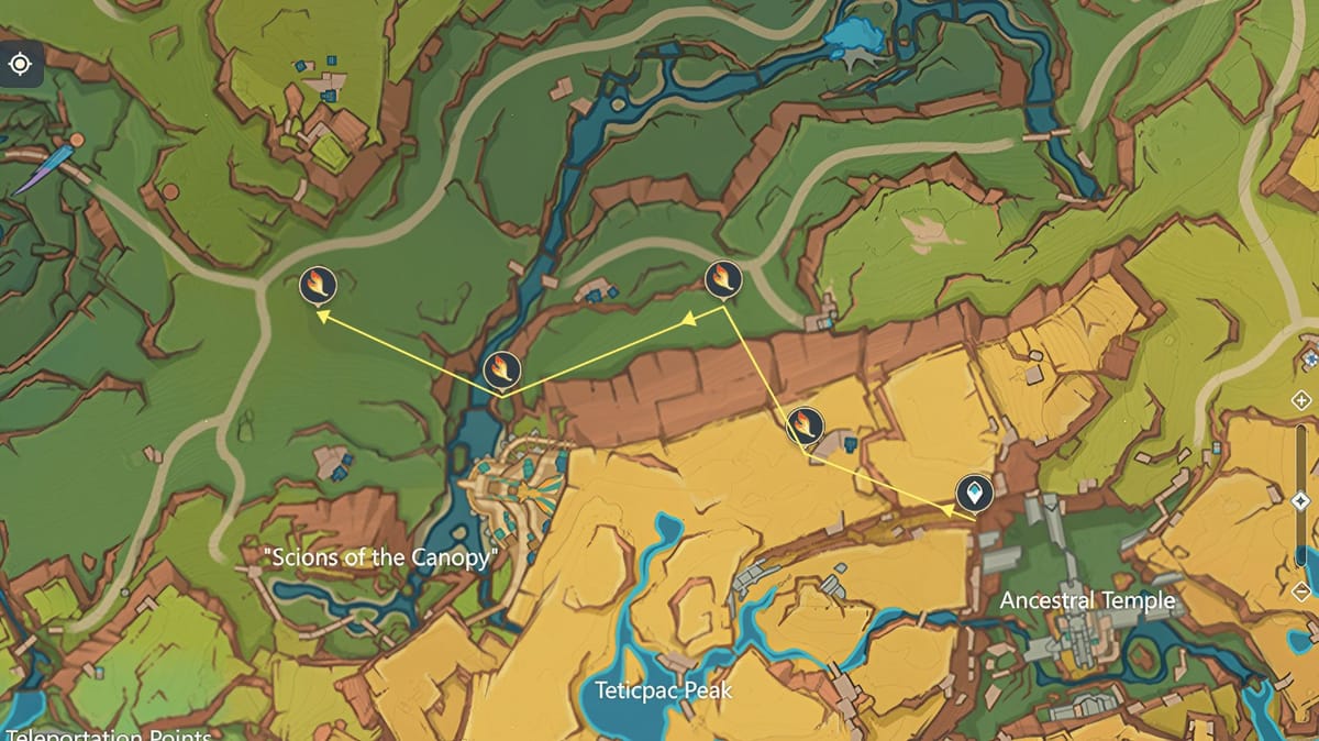 Genshin Impact: Embercore Flower locations and farming routes