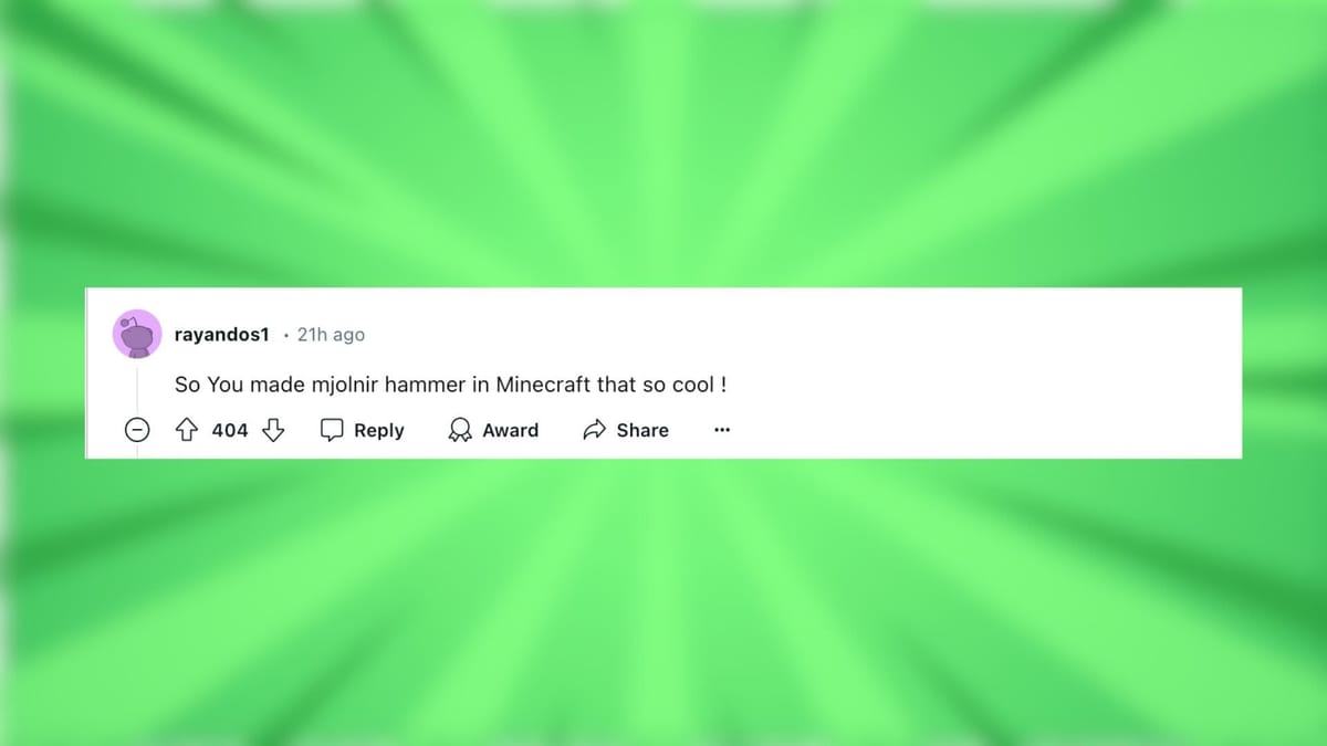 Minecraft player shares interesting concept idea for a copper mace