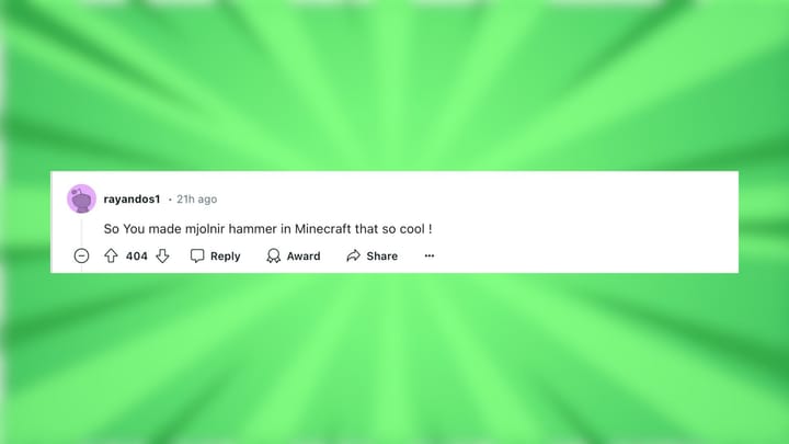 Minecraft player shares interesting concept idea for a copper mace
