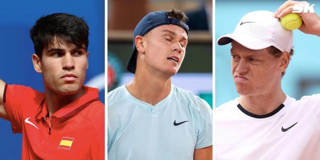 "Remember when Holger Rune thought he was on Jannik Sinner and Carlos Alcaraz's level" - Fans ...