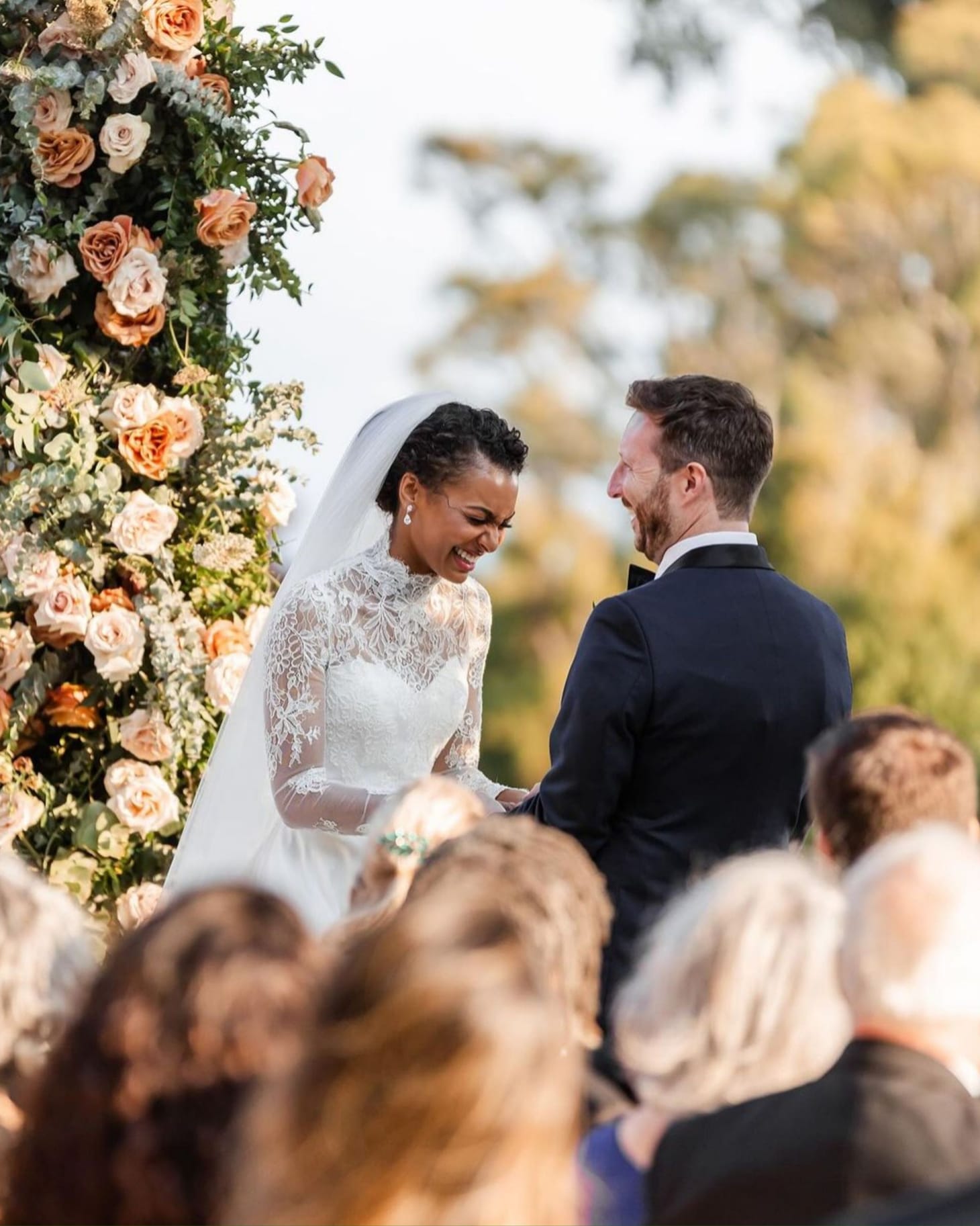PHOTOS: Malika Andrews shares wedding highlights with NBA reporter spouse