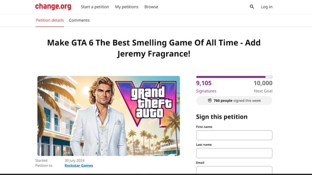 Nearly 10,000 GTA 6 fans want YouTuber Jeremy Fragrance in the new Vice ...