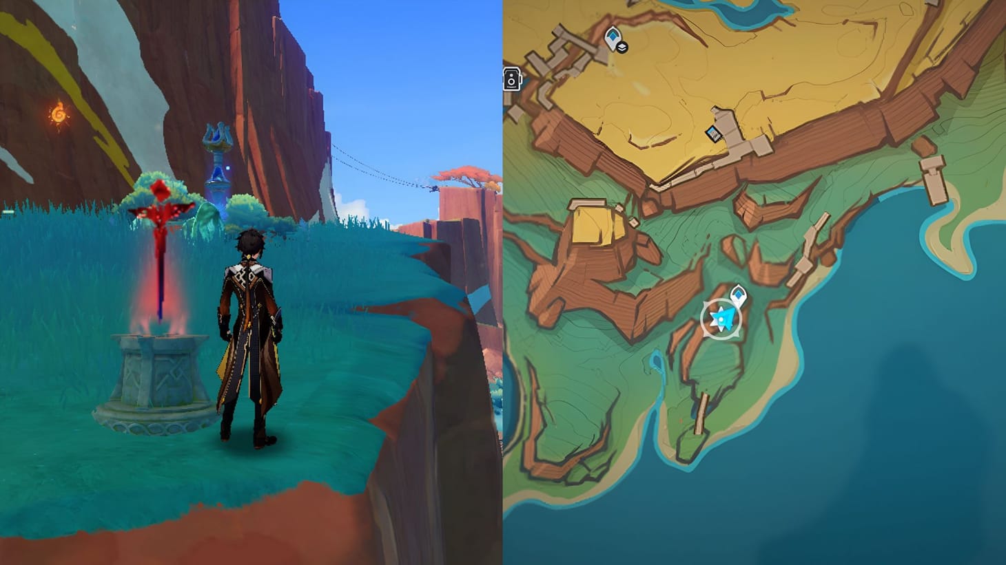 All Natlan Time Trial challenge locations in Genshin Impact