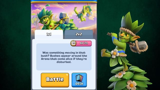 Best deck for What's in the Bush challenge in Clash Royale