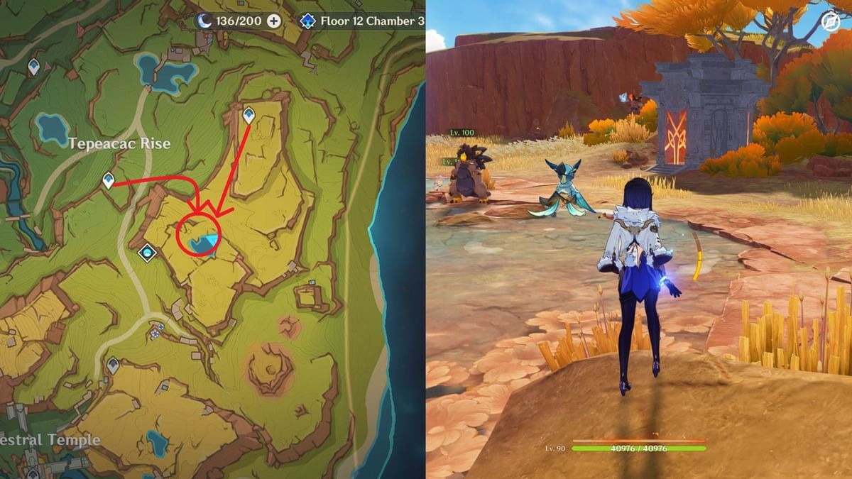 Genshin Impact 5.0 Shrine of Depths locations