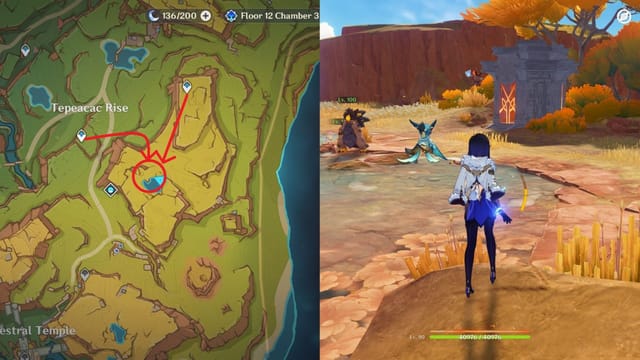 Genshin Impact 5.0 Shrine of Depths locations