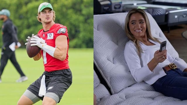 Kenny Pickett's wife Amy shows support for Eagles QB as he executes ...