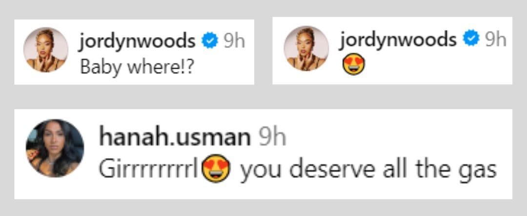 Jordyn Woods & Hannah Usman gush over Jaden McDaniels' GF's stylish ...