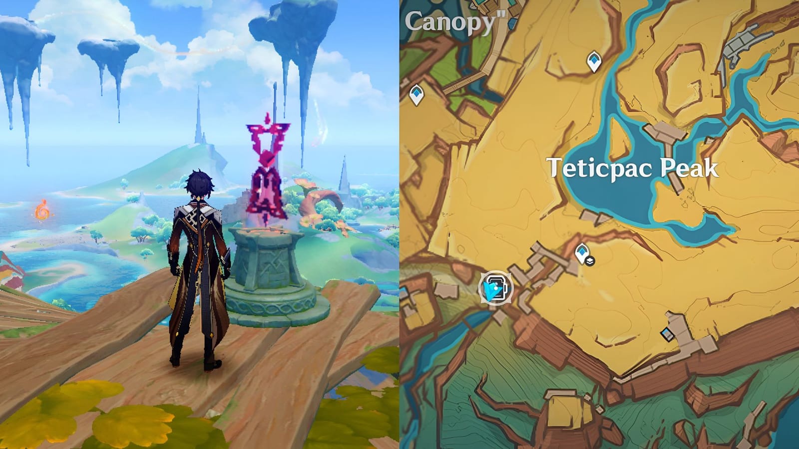 All Natlan Time Trial challenge locations in Genshin Impact