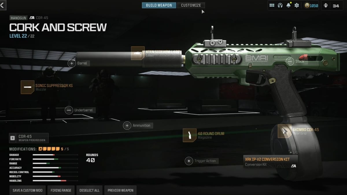 Game-breaking glitch in Warzone and MW3 gives COR-45 insane TTK advantage