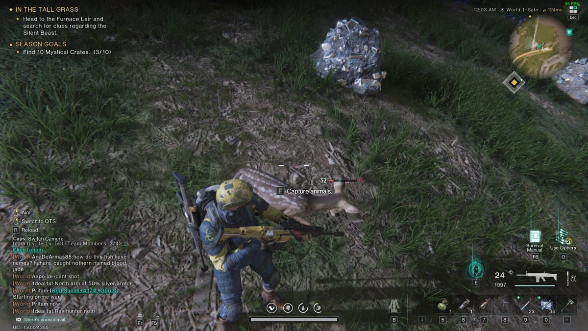 How to tame animals in Once Human