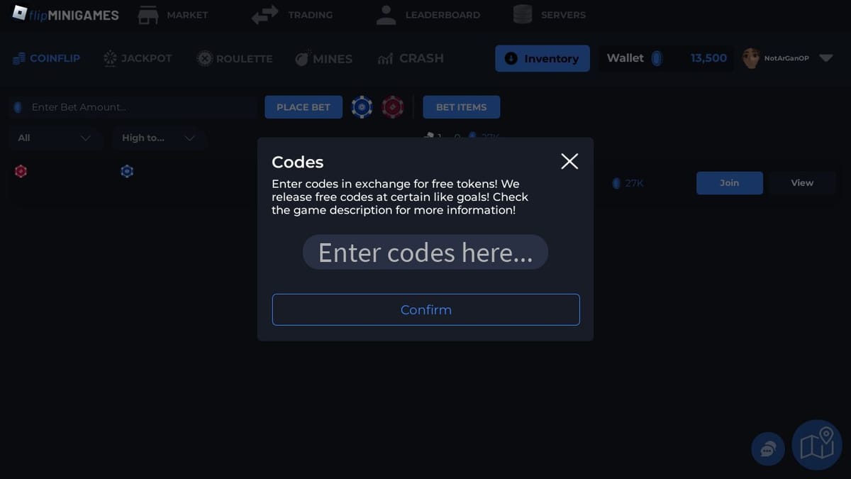 Flip Minigames codes