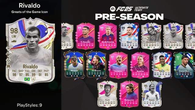 EA FC 24 Rivaldo Greats of the Game Icon SBC: All tasks and cheapest ...