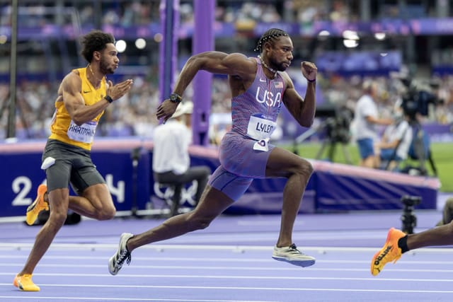 "Watched it before 100m finals" - Noah Lyles says he watched live ...