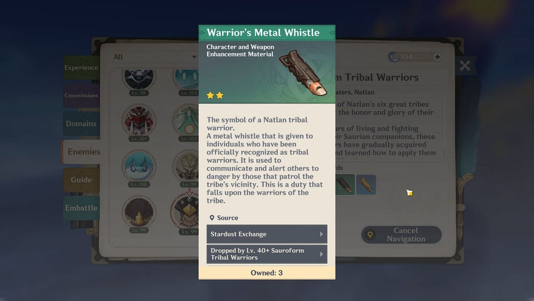 Genshin Impact Mualani ascension materials