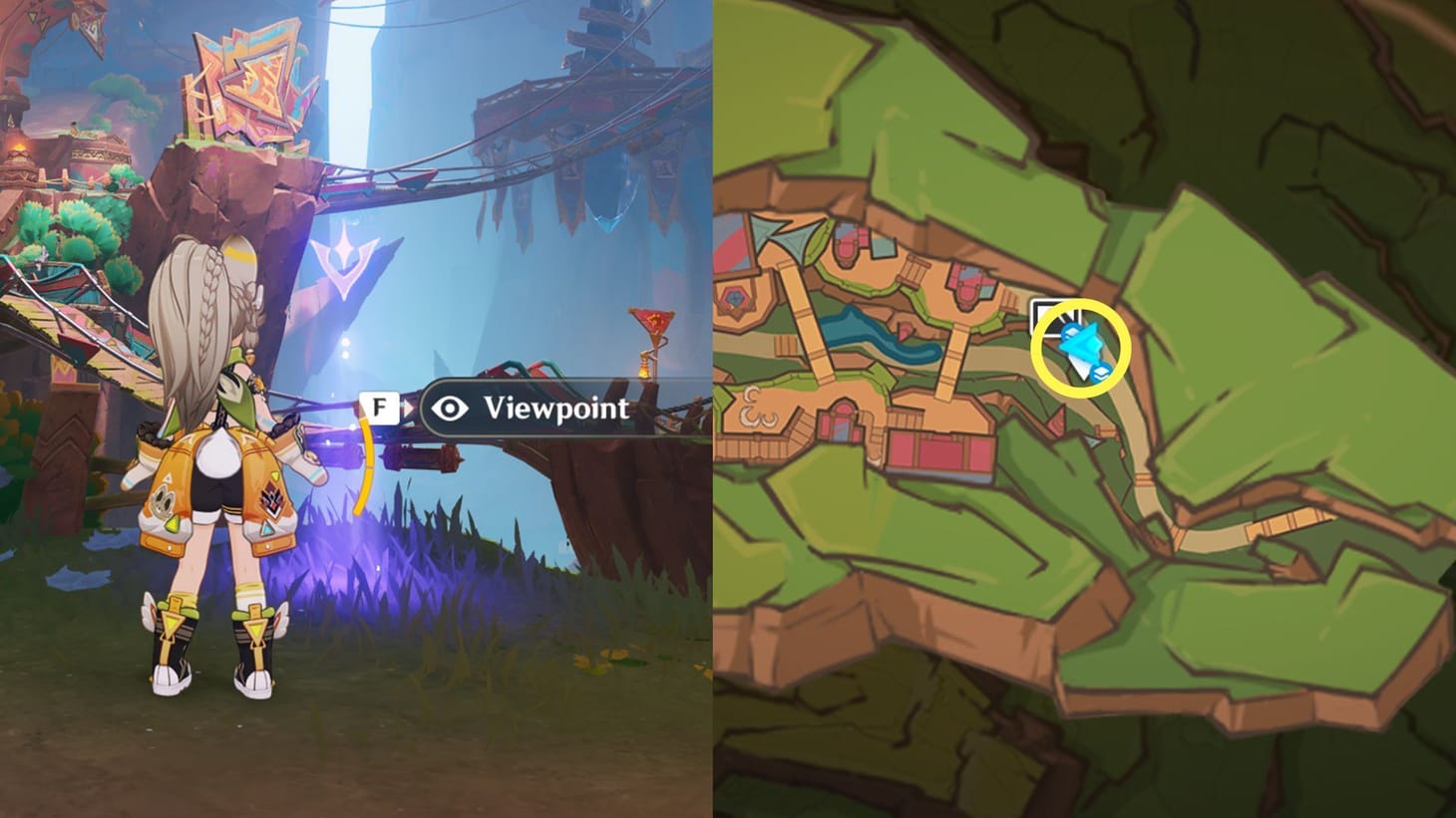 Natlan Viewpoints: Genshin Impact Natlan Viewpoints locations