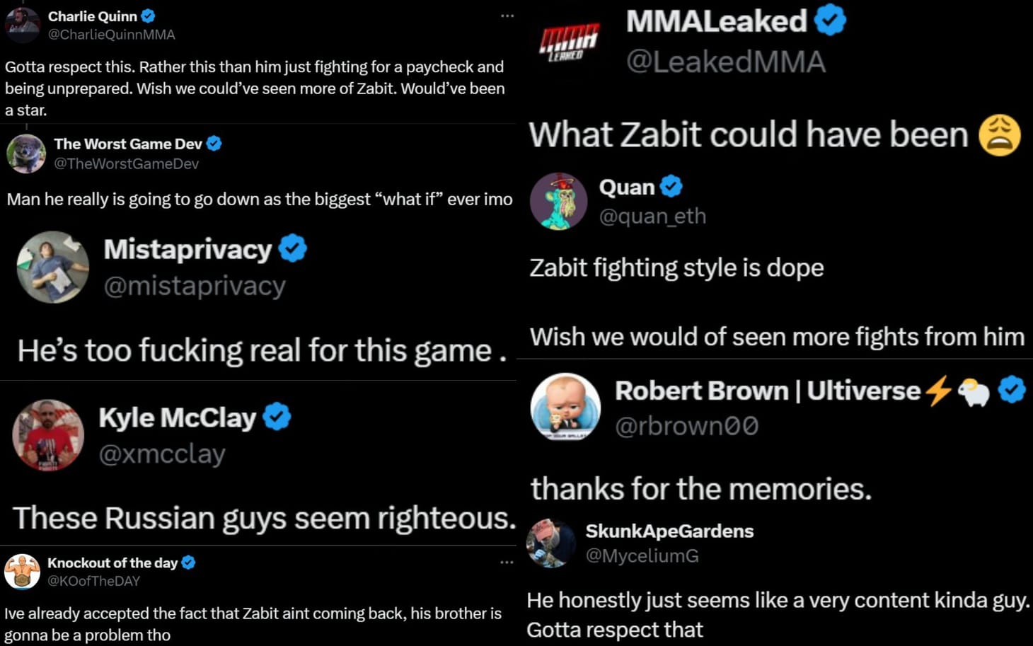 "Gotta respect this" - Fans react after Zabit Magomedsharipov claims ...