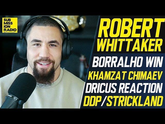 Alex Pereira: Robert Whittaker urges Alex Pereira to reconsider potential return to middleweight ...