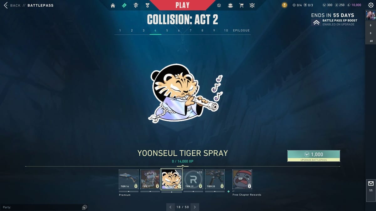 Valorant Episode 9 Act 2: All Battlepass tiers and rewards