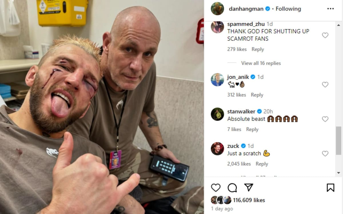 Mark Zuckerberg gives three-word reaction as Dan Hooker shows off ...