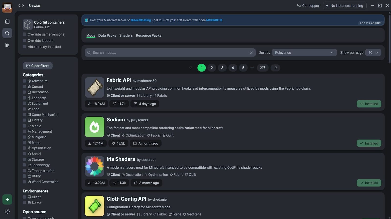 How to get Minecraft 1.21 Colorful Container resource pack