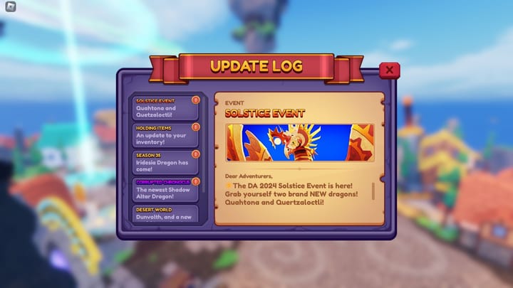 Dragon Adventures Season 35: Solstice Event, New Dragons, and more
