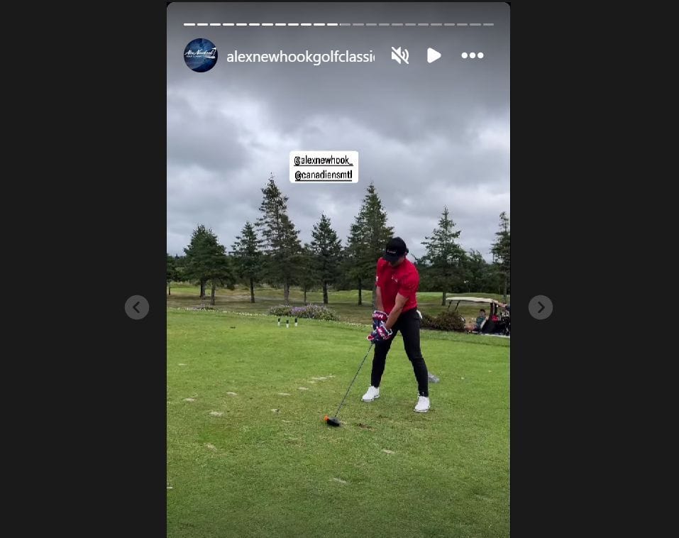 In Photos: Canadiens' Alex Newhook's inaugural charity golf classic ...