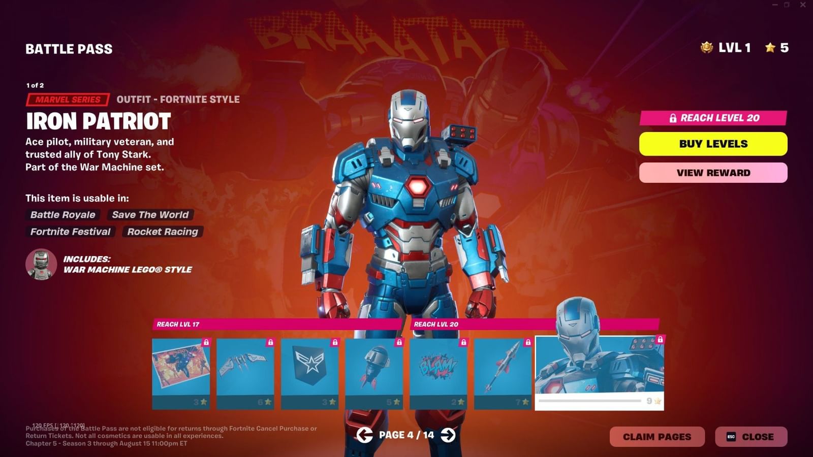 Fortnite Chapter 5 Season 4 Battle Pass: Full list of every skin from ...