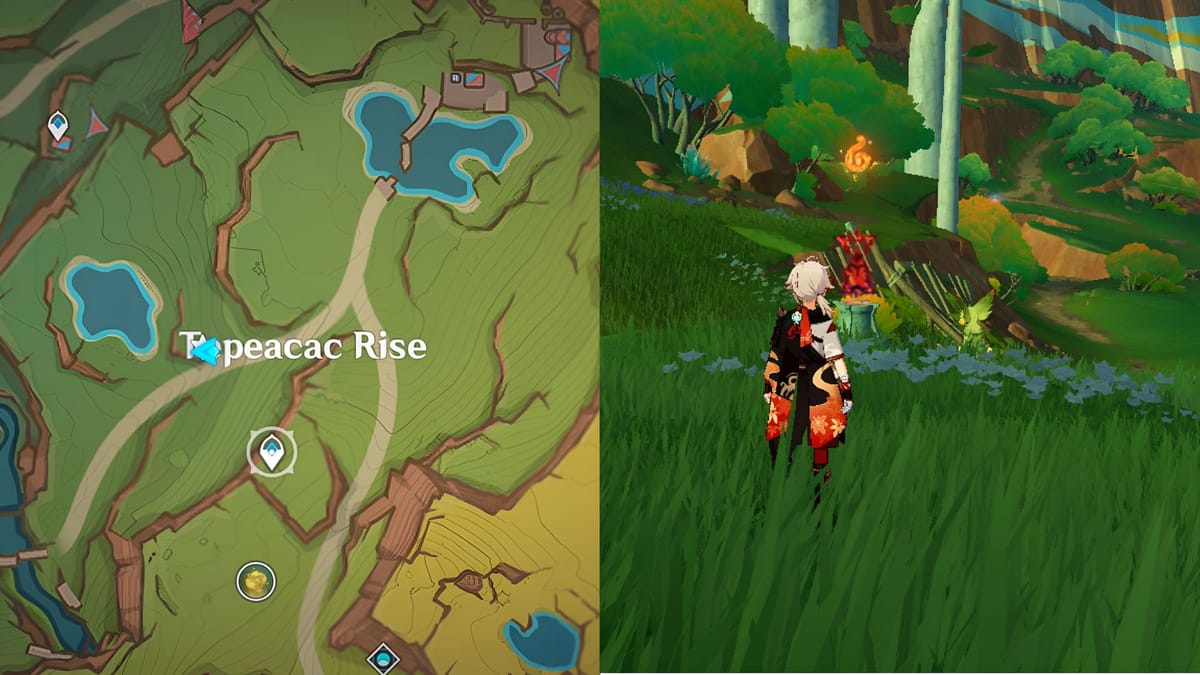 All Natlan Time Trial challenge locations in Genshin Impact