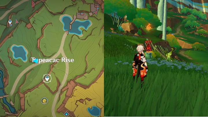 All Natlan Time Trial challenge locations in Genshin Impact