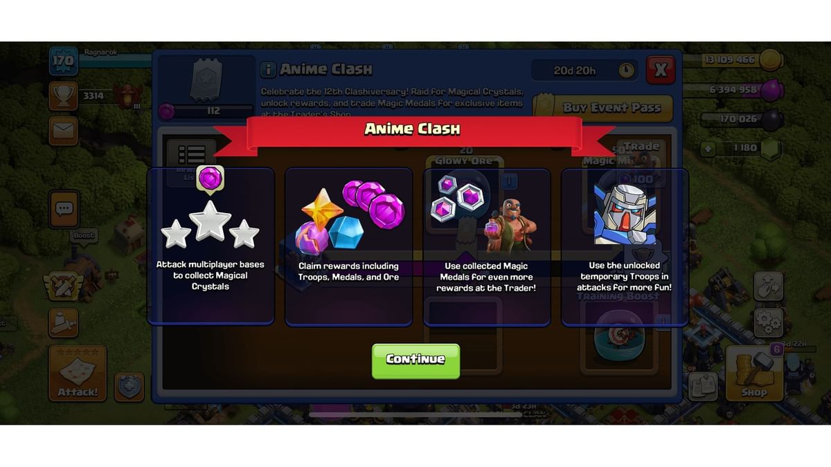 How to get 150 Magical Crystals and Magic Medals in Clash of Clans for free