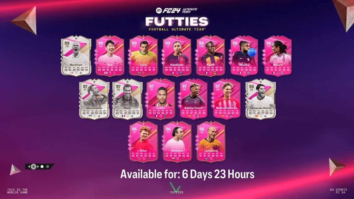 All EA FC 24 FUTTIES Week 5 players