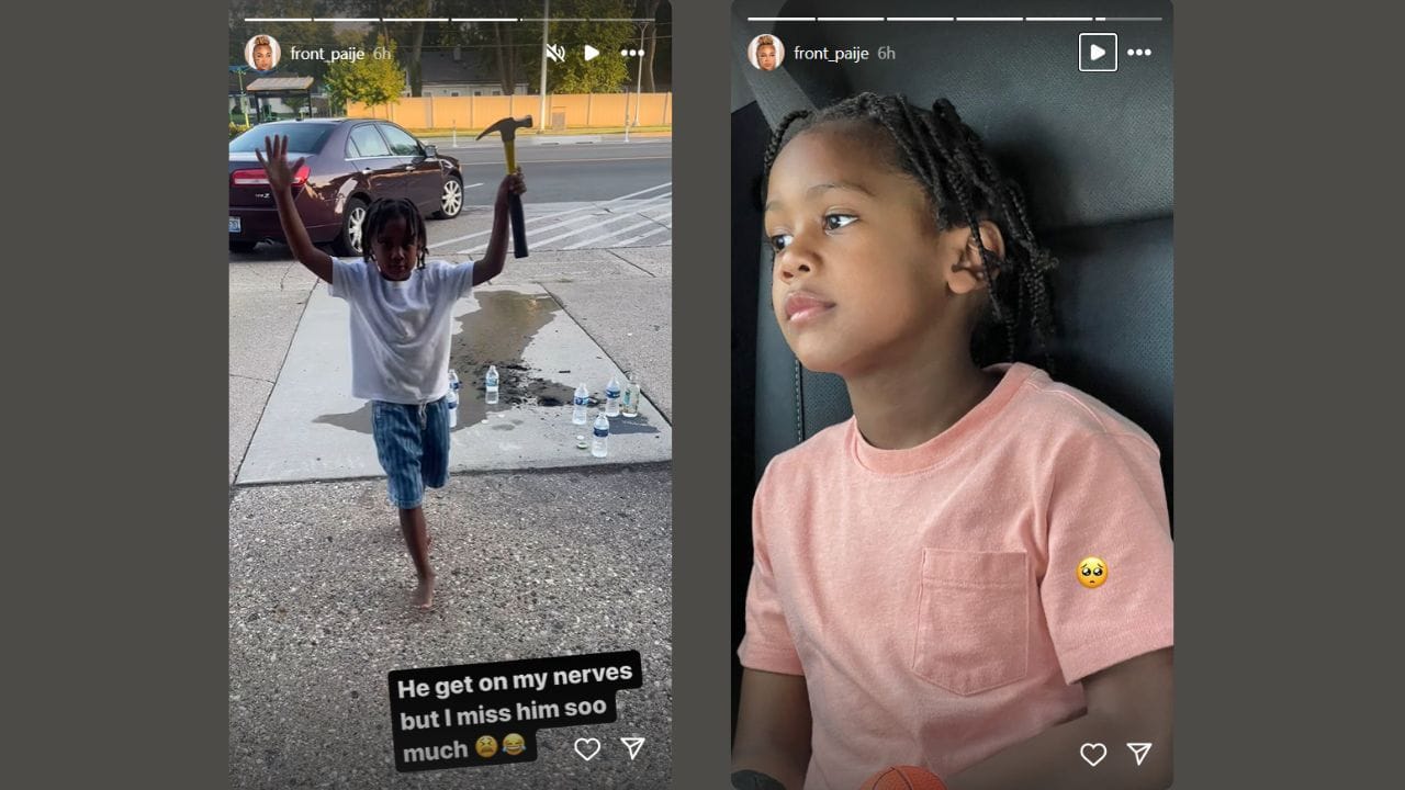 James Harden's GF Paije Speights gets emotional about "missing" her ...