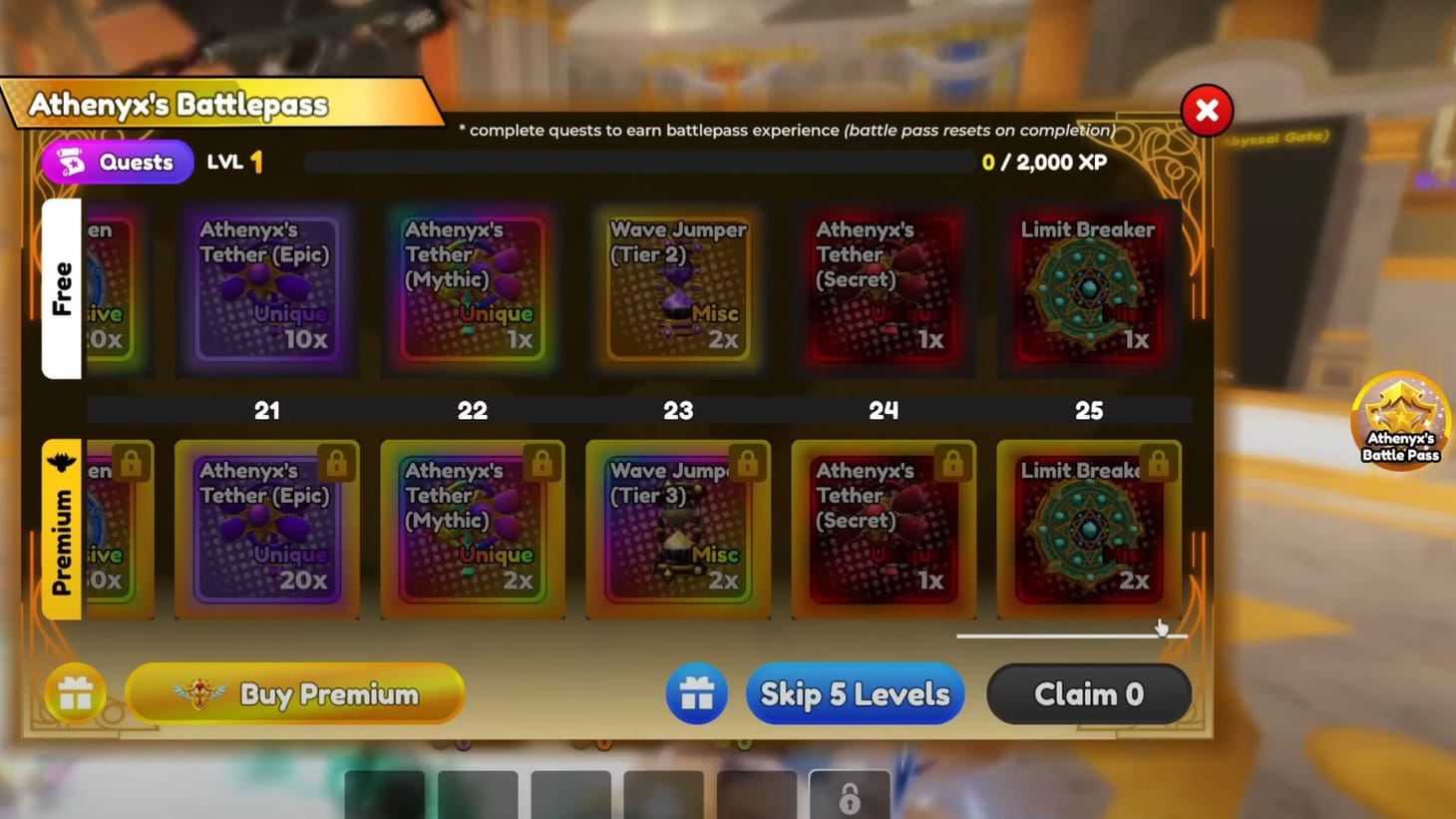 Anime Defenders Update 5: How to get Limit Breaker and Tethers