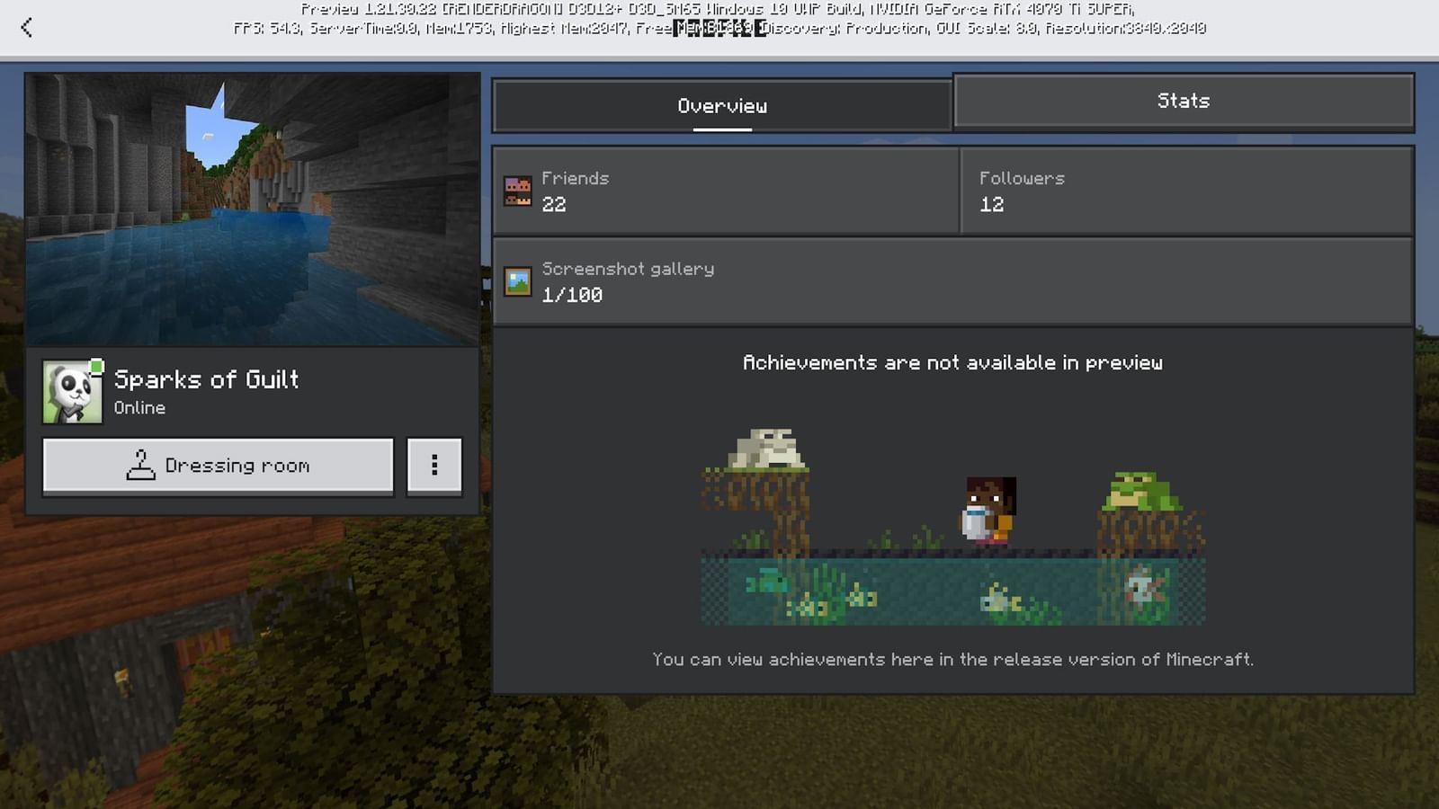 How to use new screenshot feature in Minecraft Bedrock