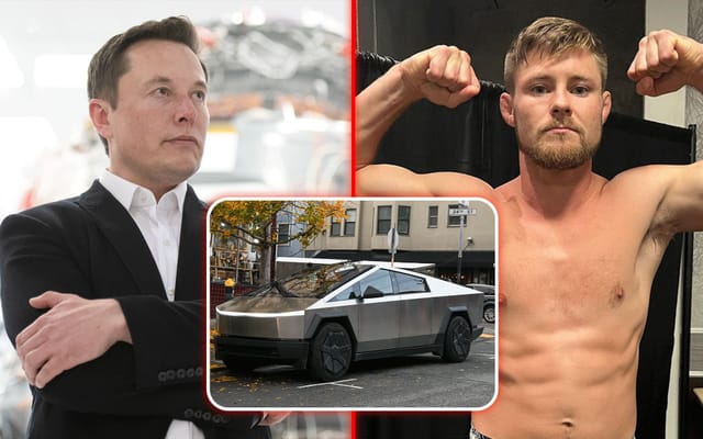 Flat-earther UFC star Bryce Mitchell goes off at Elon Musk over Tesla ...
